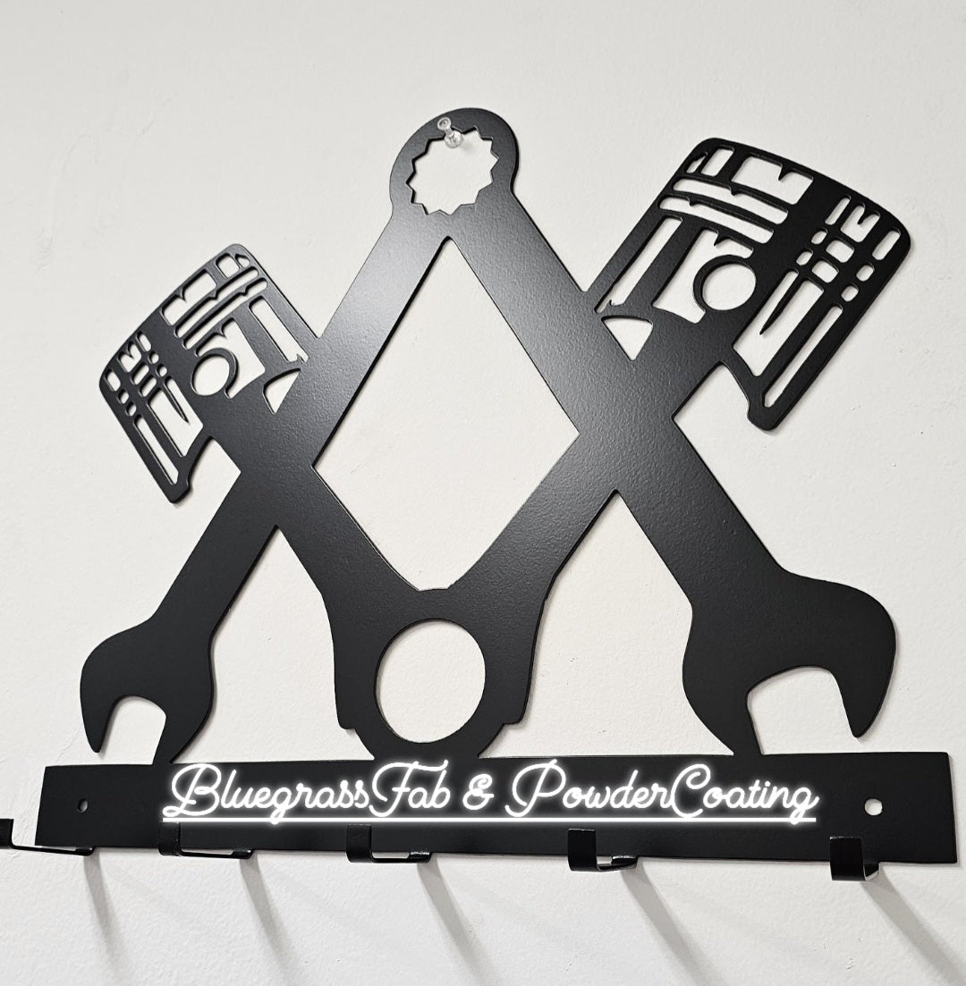 Piston Wrench key rack – BlueGrass Fab