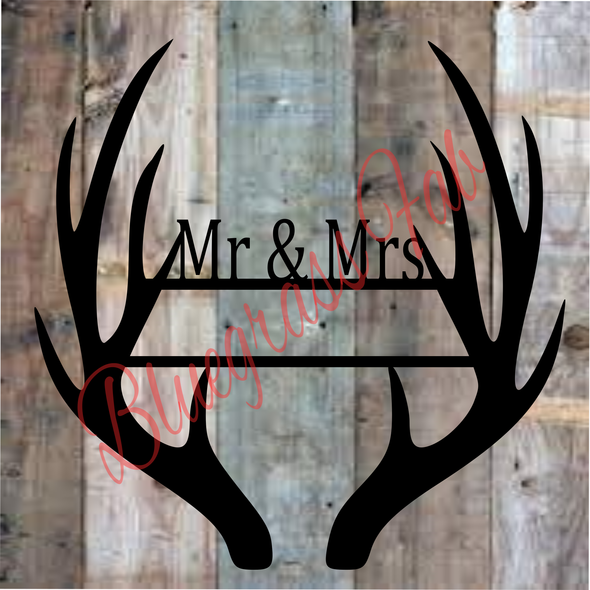 Mr. and Mrs. Antlers – BlueGrass Fab